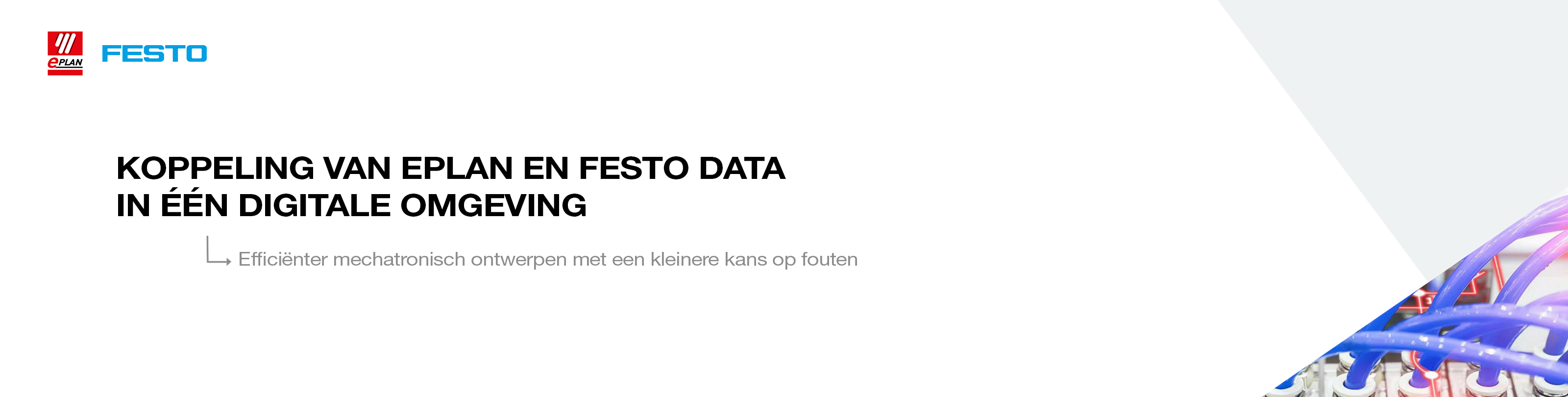 Alstublieft, het whitepaper: koppeling van EPLAN en Festo data
